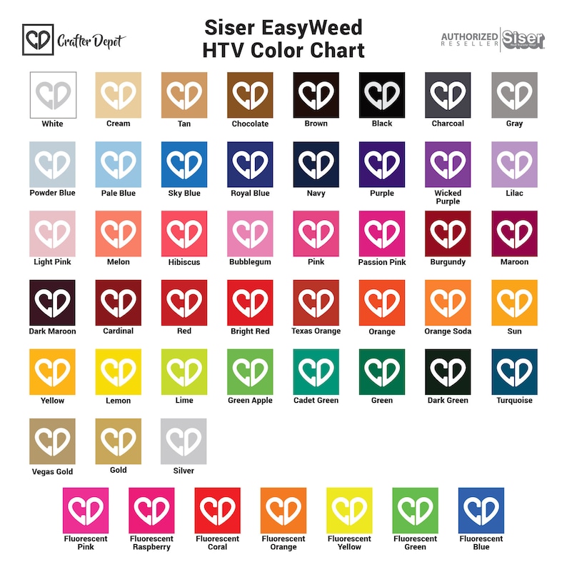 Siser Easyweed Heat Transfer Vinyl HTV - 12" X 15", Iron on Vinyl ...