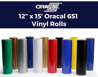 Oracal 651 Vinyl Pack 63 12 x 12 Vinyl Sheets