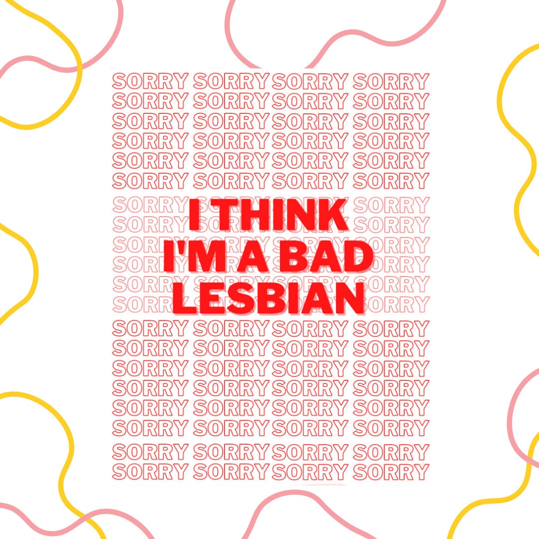 I Think I'm A Bad Lesbian Zine - Etsy