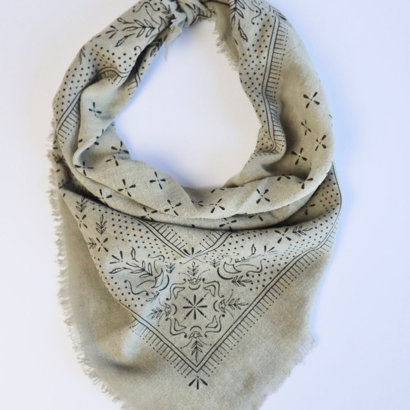 Silk Bandana - Etsy