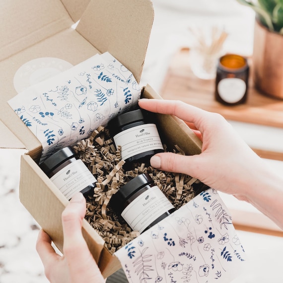 LUXURY CANDLE Gift Set Relaxing Set of 3 Vegan Soy Scented - Etsy