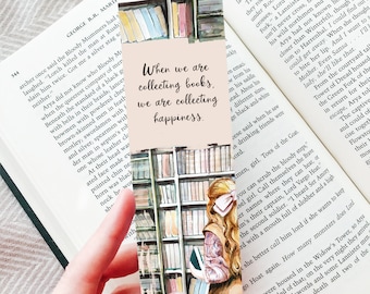 Book Lover Printable Bookmark With Quote Reading Gifts - Etsy