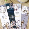 Watercolor Animals Printable Bookmarks Planner Bookmark Animal ...