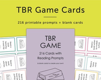 Printable Reading Prompts Cards for Booklover Gift What to Read Next ...