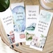 Printable Bookmarks Travel Themed Travel Gifts for Readers - Etsy