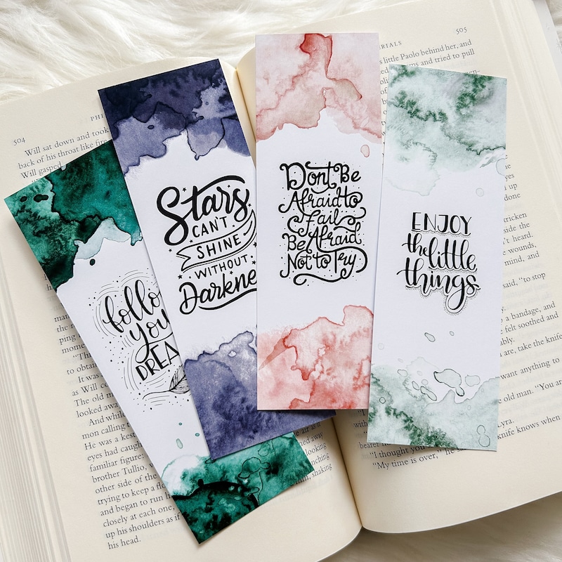 Inspiration Bookmark - Etsy