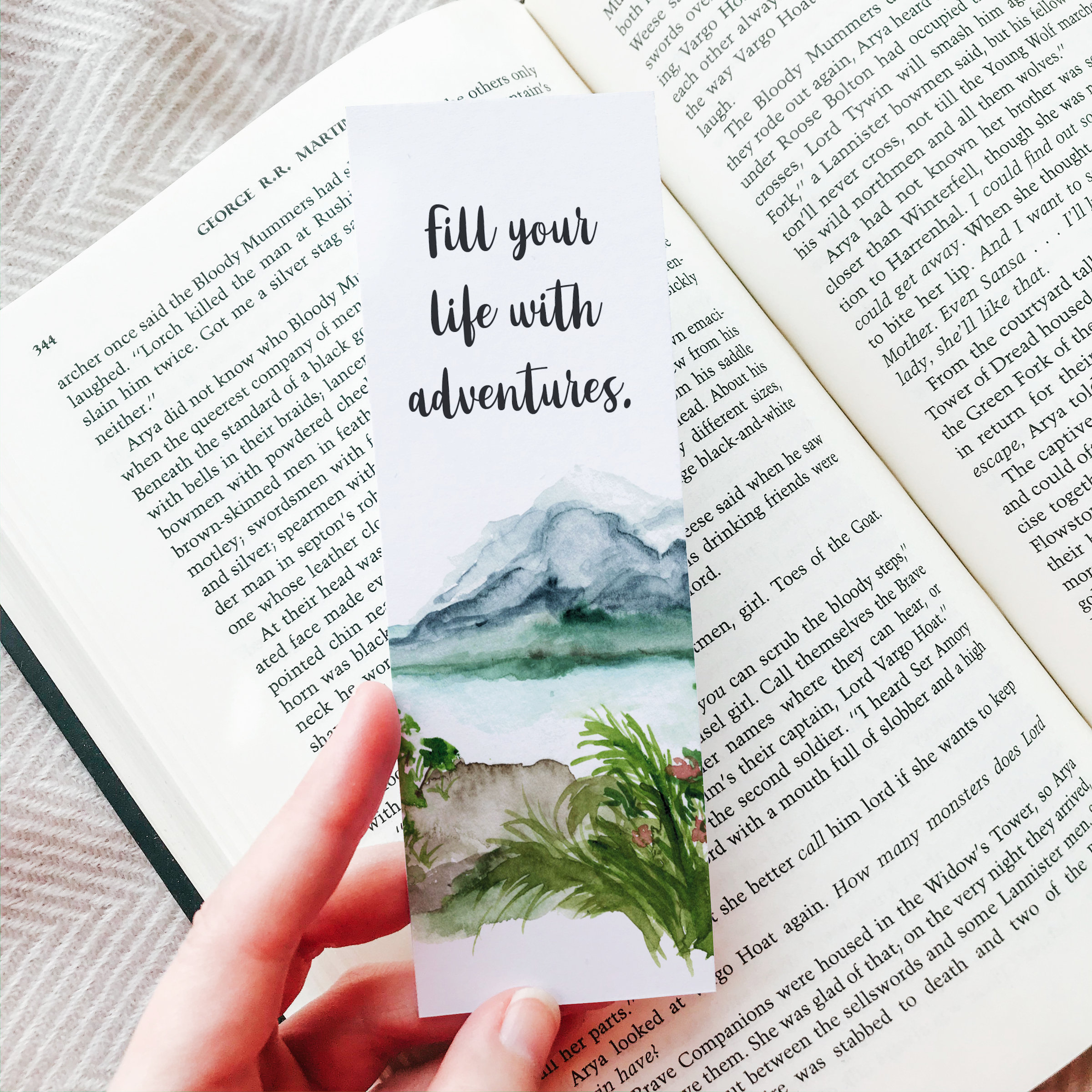 Printable Bookmarks Travel Themed Bookish Quotes Bookmarks for | Etsy
