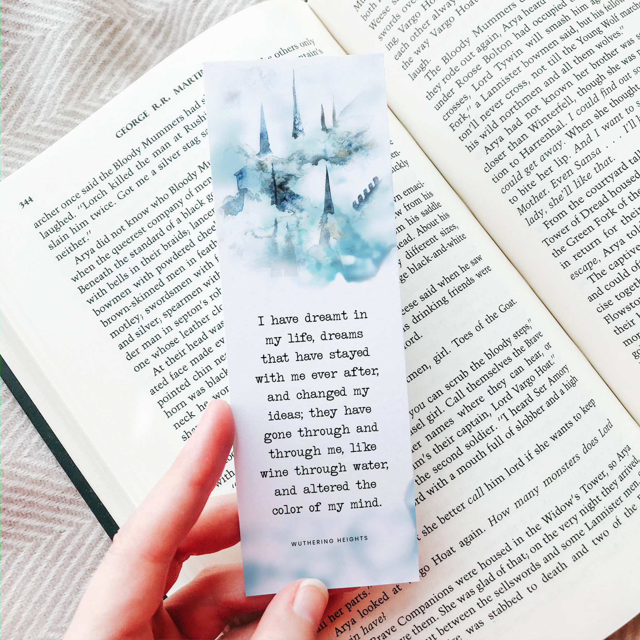 Wuthering Heights Printable Bookmarks Literary Bookmarks With - Etsy