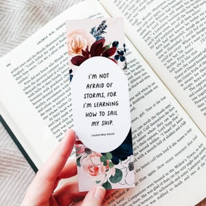 Little Women Bookmarks Printable, Literary Bookmarks With Quotes, Book ...
