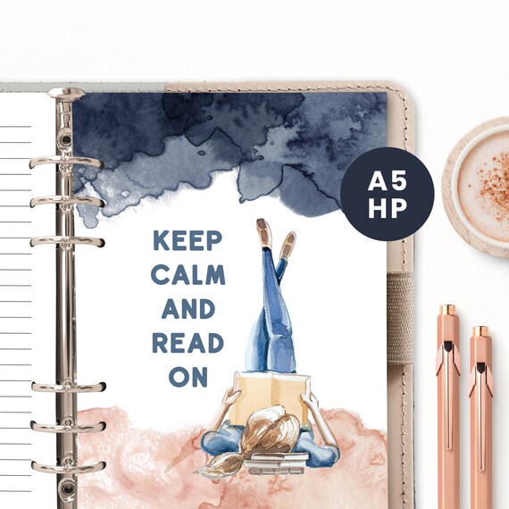 Planner Dashboard Printable Cover Page Bookish Gifts for | Etsy