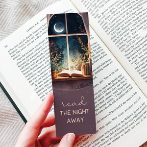 Nighttime Bookmarks Printable, Bookish Quotes, PDF – DOWNLOAD - Etsy