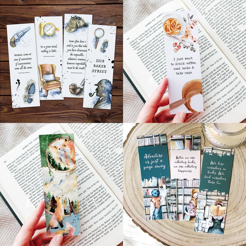 Printable Bookmark Bundle With Over 600 Bookmarks With Quotes - Etsy