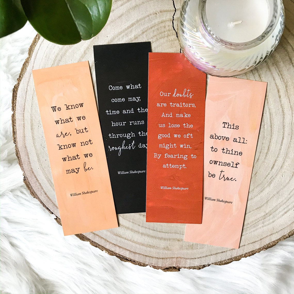 Shakespeare Quotes Bookmark Set Printable Bookmarks With - Etsy