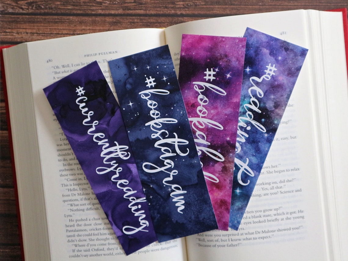 Digitale Lesezeichen PDF zum Ausdrucken Bookstagram Hashtag | Etsy