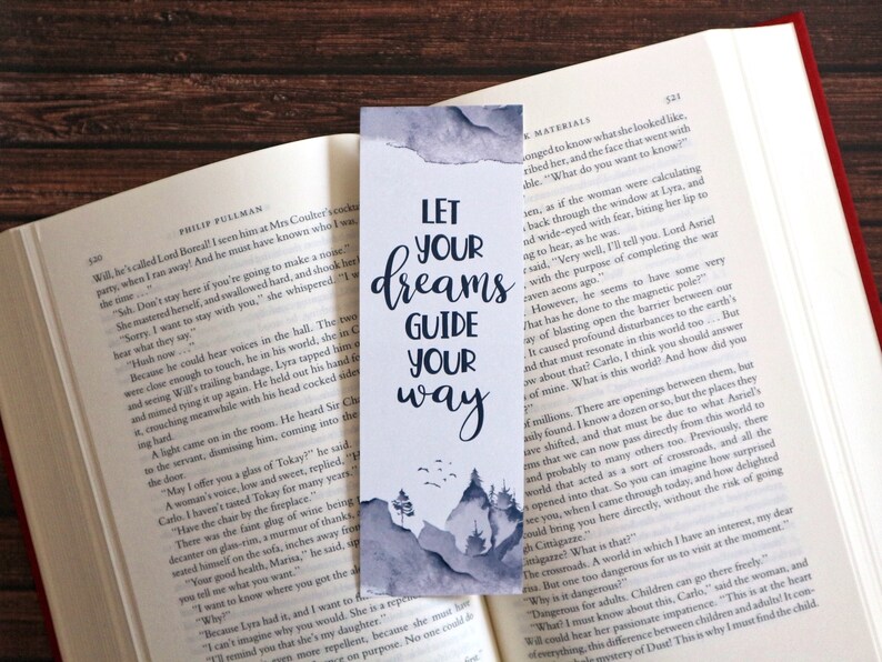 Printable Bookmarks Inspirational Quotes Bookmark Set Wild and | Etsy