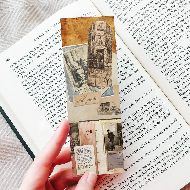 Sherlock Holmes Bookmarks Printable, Literary Gifts for Book Lovers ...