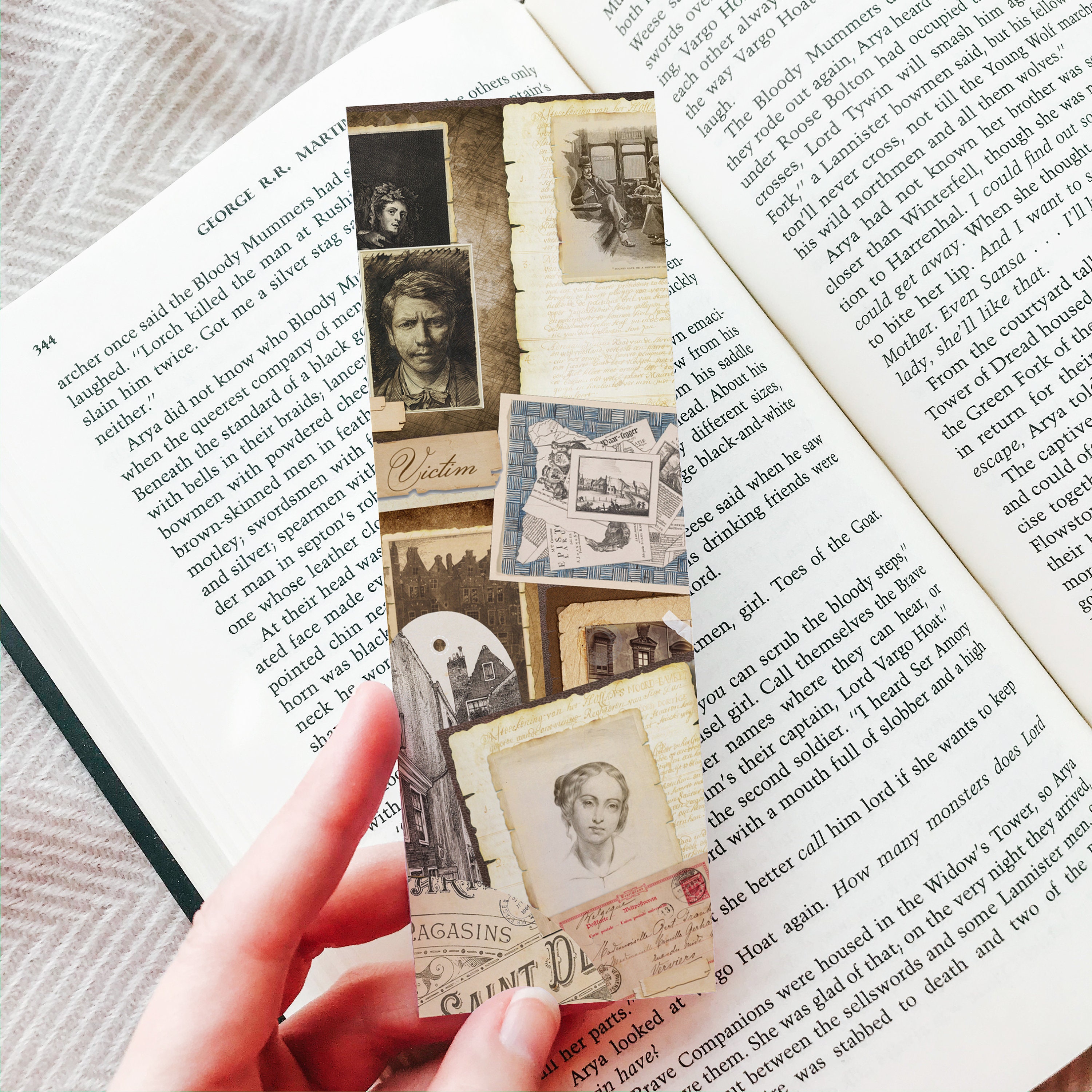 Sherlock Holmes Bookmarks Printable, Literary Gifts for Book Lovers ...