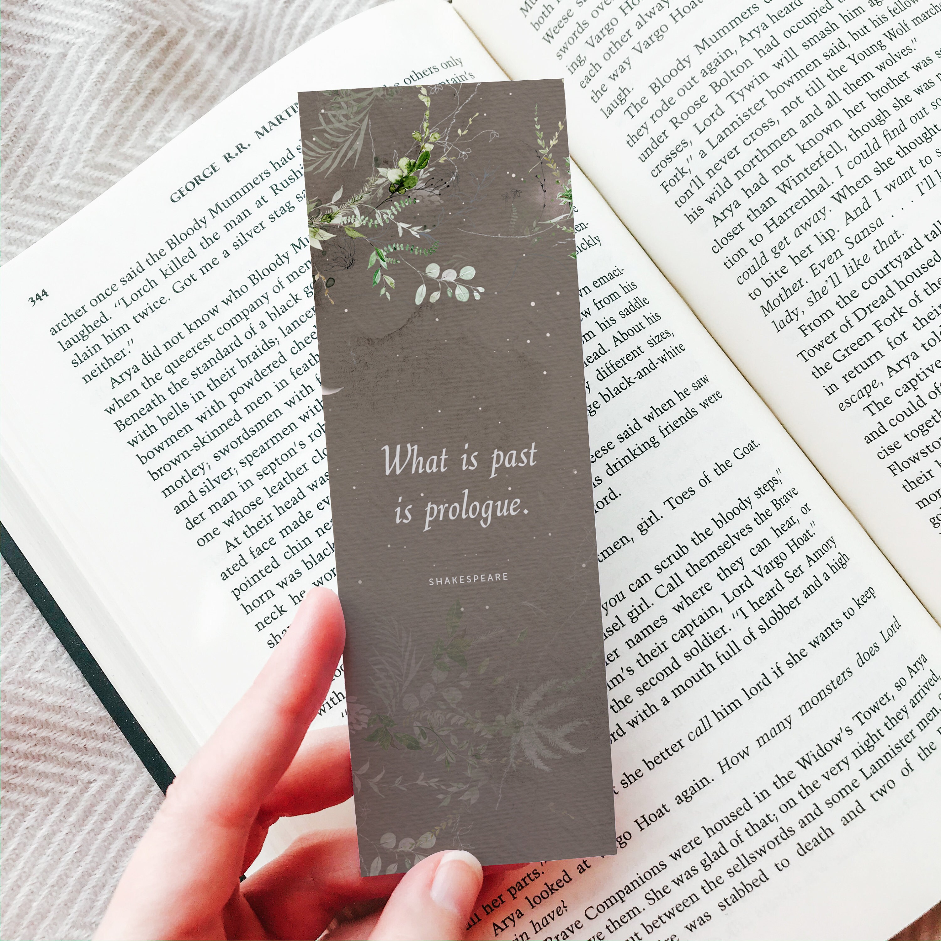 Shakespeare Bookmarks With Quotes Inspirational Literary - Etsy