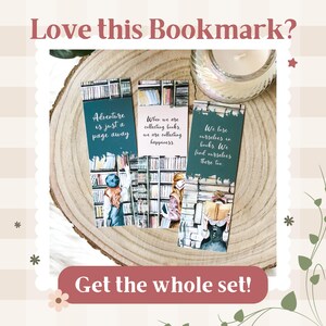 Book Lover Printable Bookmark With Quote, Reading Gifts, Bookish Gifts ...