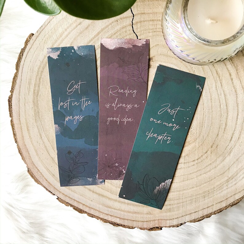 Printable Bookmarks With Quotes for Book Lovers Bookish Gifts for ...