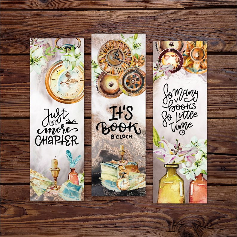 Printable Bookmarks With Quotes for Book Lovers, PDF DOWNLOAD - Etsy