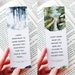 Literary Bookmarks With Quotes Inspirational, Printable Bookmark ...