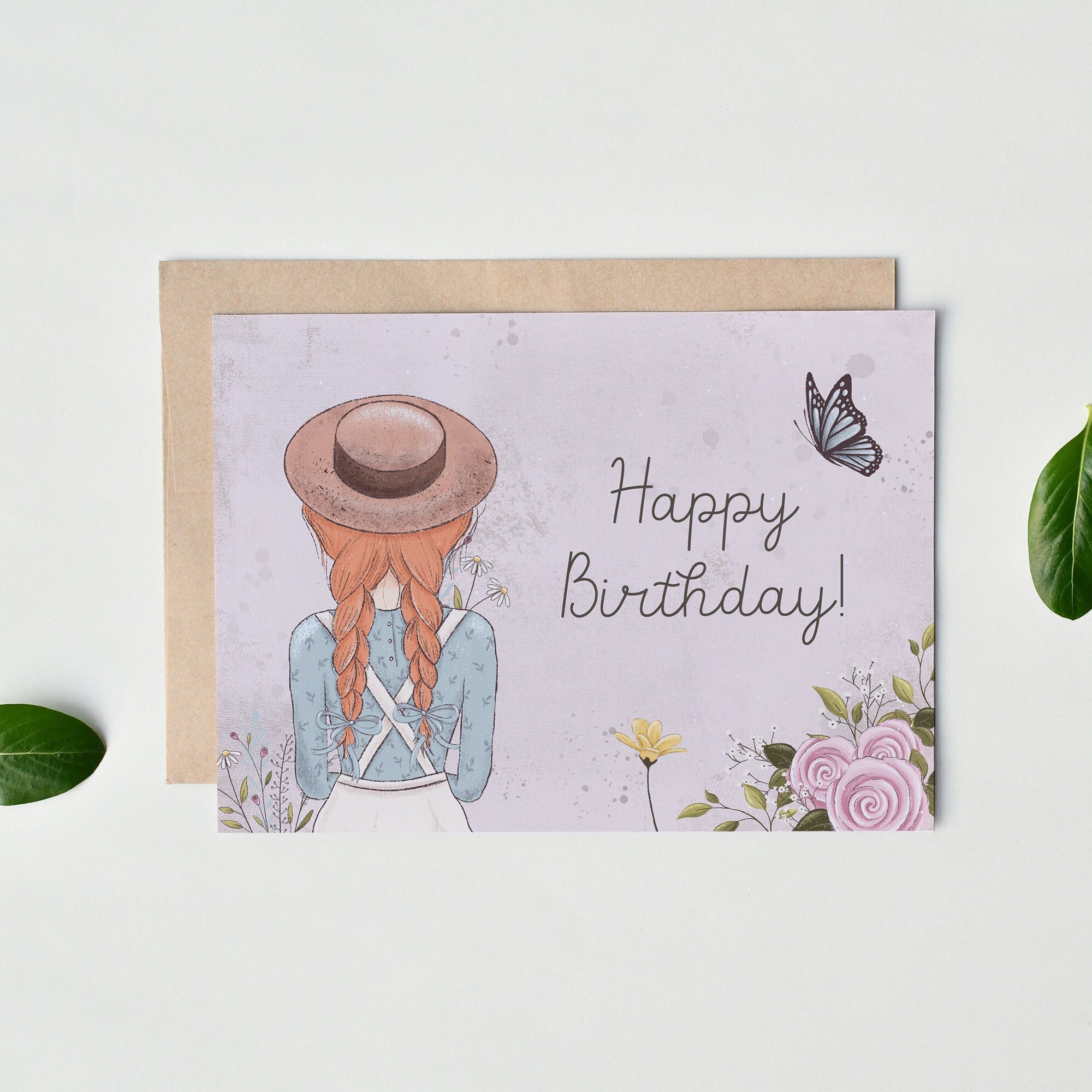 Anne of Green Gables Birthday Card Printable, Literary Cards Happy ...