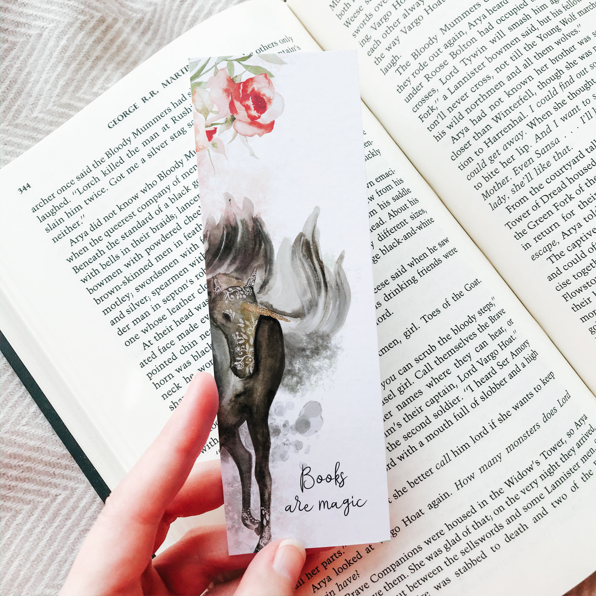Printable Bookmarks With Quotes, Watercolor Bookmark Art, Bookish Gifts ...