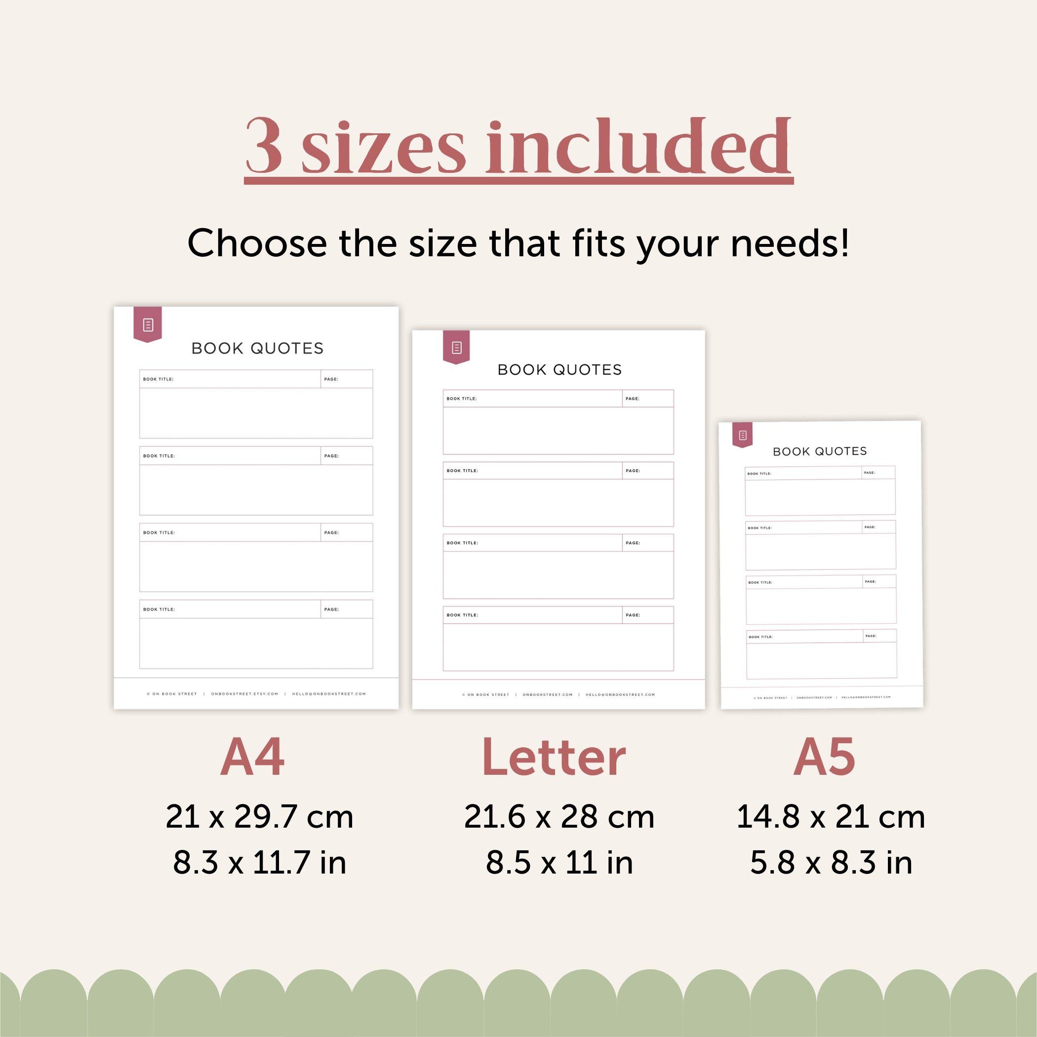 Lesetagebuch Buch Planner Set Buchlisten Gelesene Bücher Log ...