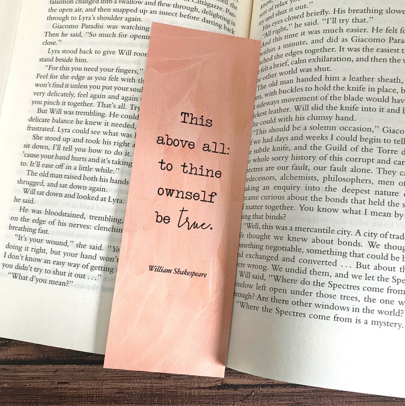 Shakespeare Quotes Bookmark Set Printable Bookmarks With - Etsy