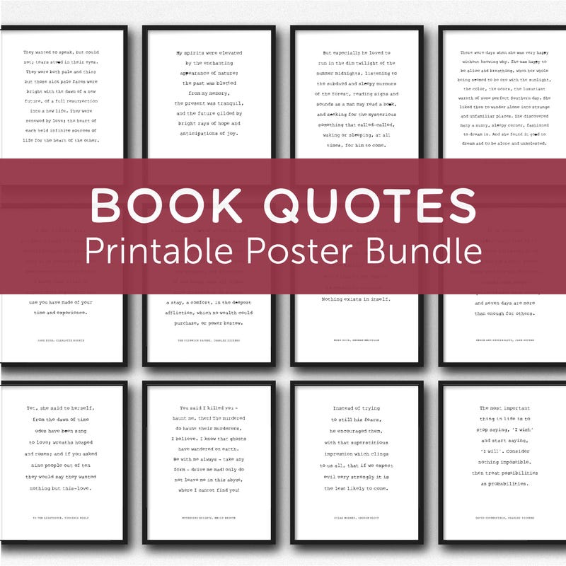 Literature Posters - Etsy