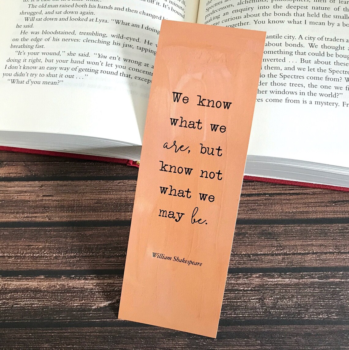 Shakespeare Quotes Bookmark Set Printable Bookmarks With - Etsy
