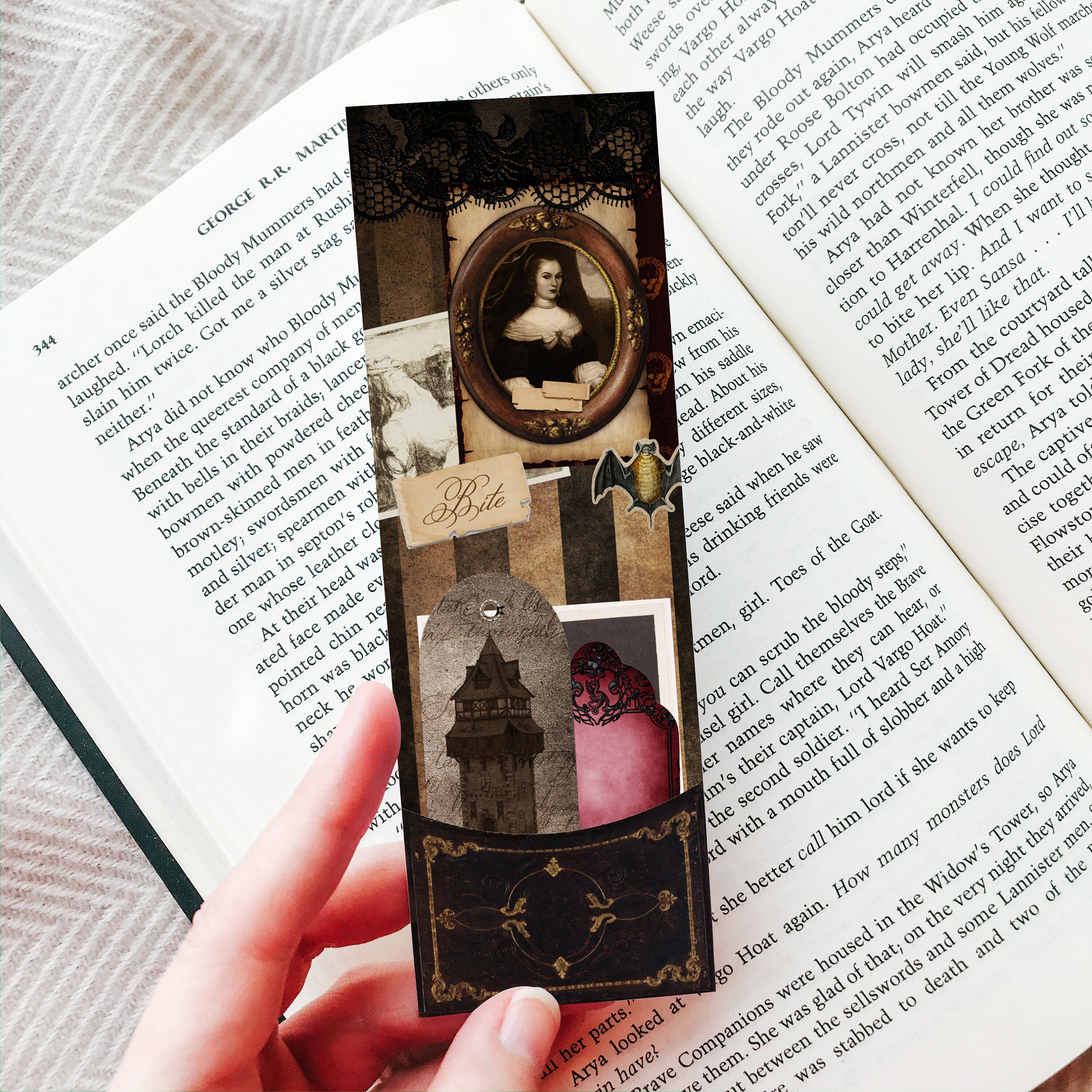 Vampire Bookmarks Printable Gothic Horror Book Gifts PDF - Etsy