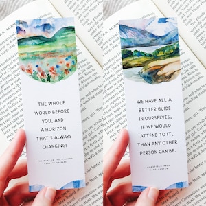 Literary Bookmarks With Quotes Inspirational, Printable Bookmark ...