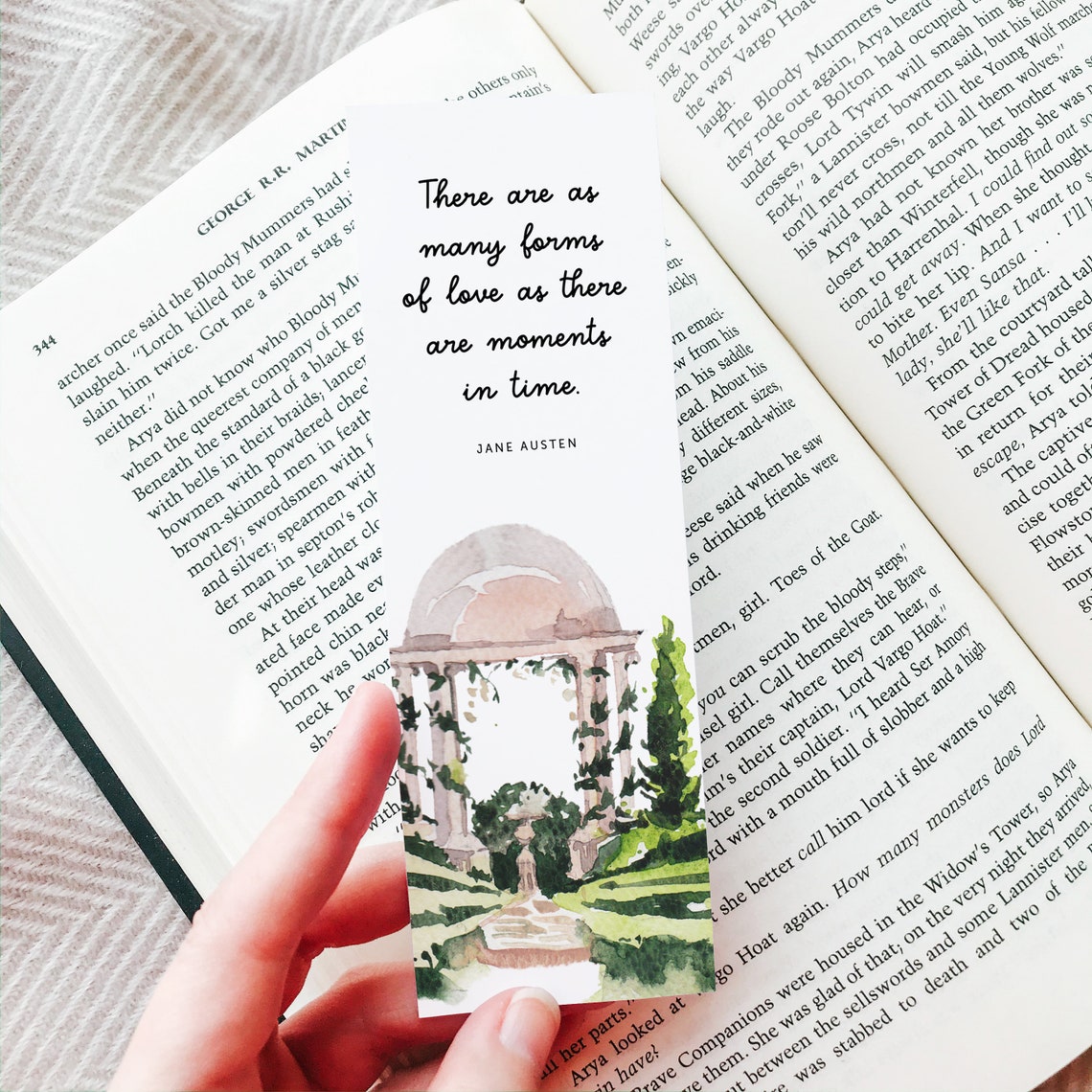 Jane Austen Bookmarks Printable Jane Austen Gifts for - Etsy