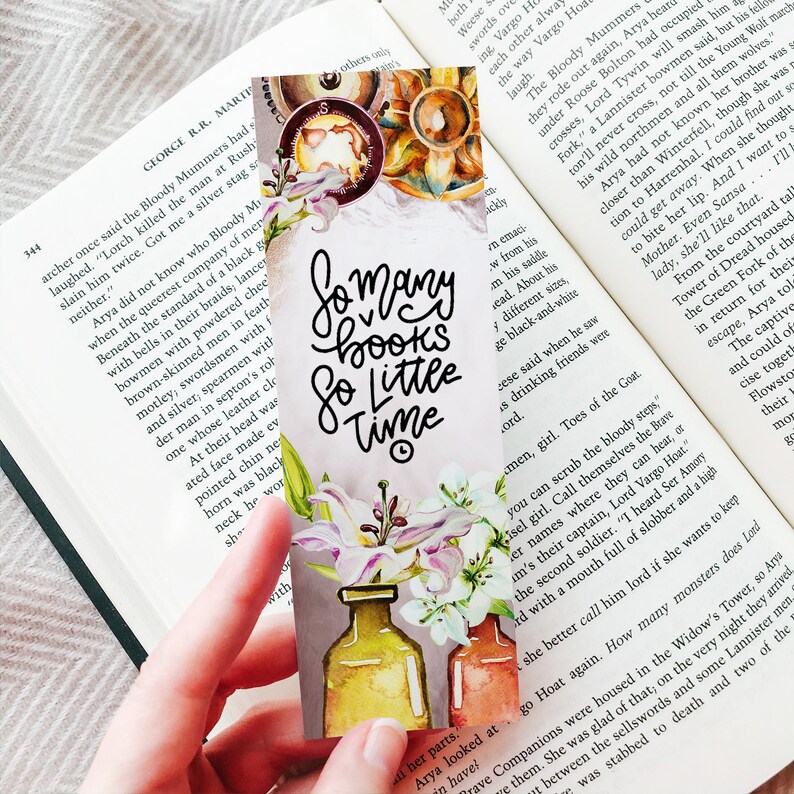 Printable Bookmarks With Quotes for Book Lovers, PDF DOWNLOAD - Etsy