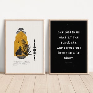 Book Quotes Gallery Wall Set, Printable Classic Literature Poster ...