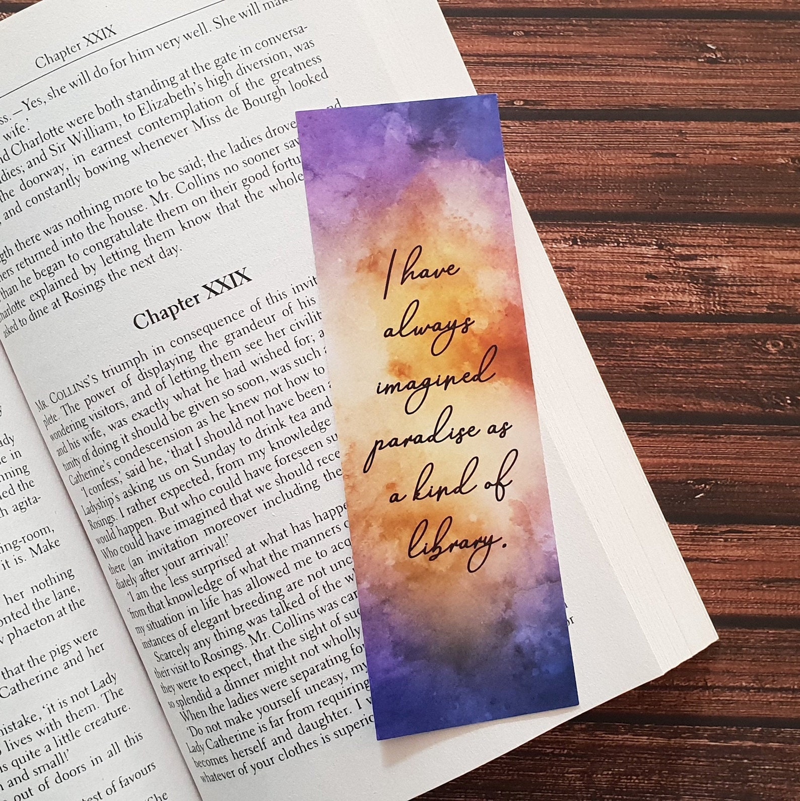 Watercolor Bookmarks Printable, Bookish Bookmarks Book Quote, Literary ...