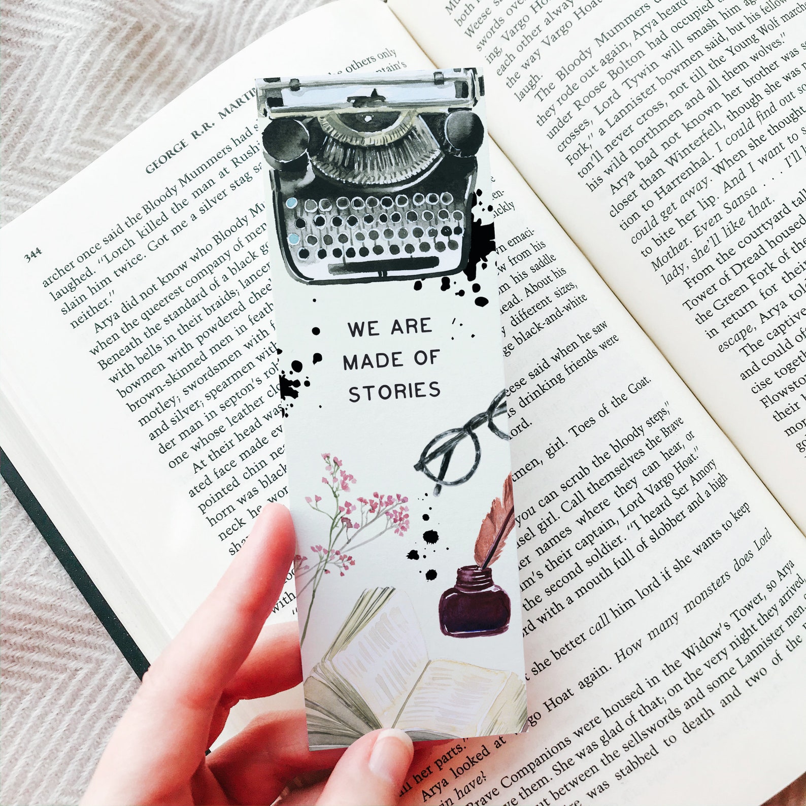 Bookish Printable Bookmark Set Book Lover Gift Quote Book - Etsy