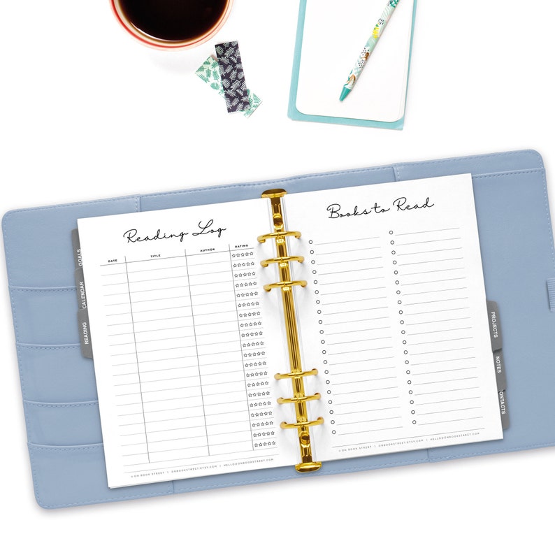 Buch Journal Notizen Printable Lesetagebuch Rezension Listen Buch ...