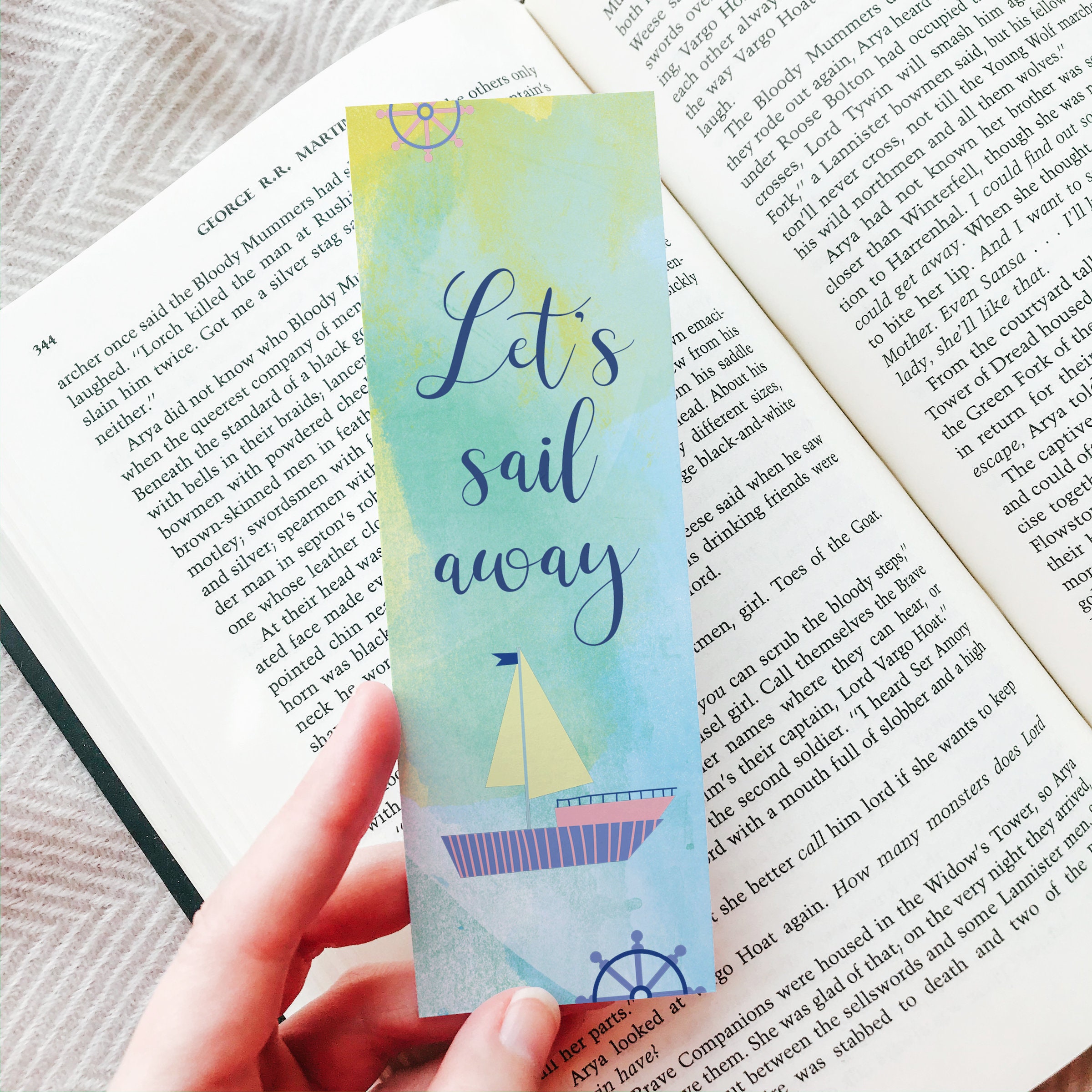 Printable Bookmarks Summer Reading Bookish Gifts Book Lover - Etsy