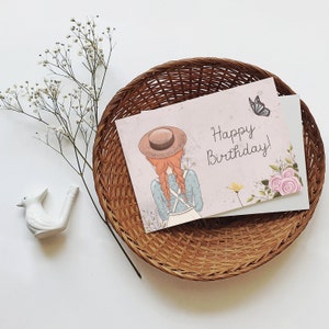 Anne of Green Gables Birthday Card Printable, Literary Cards Happy ...