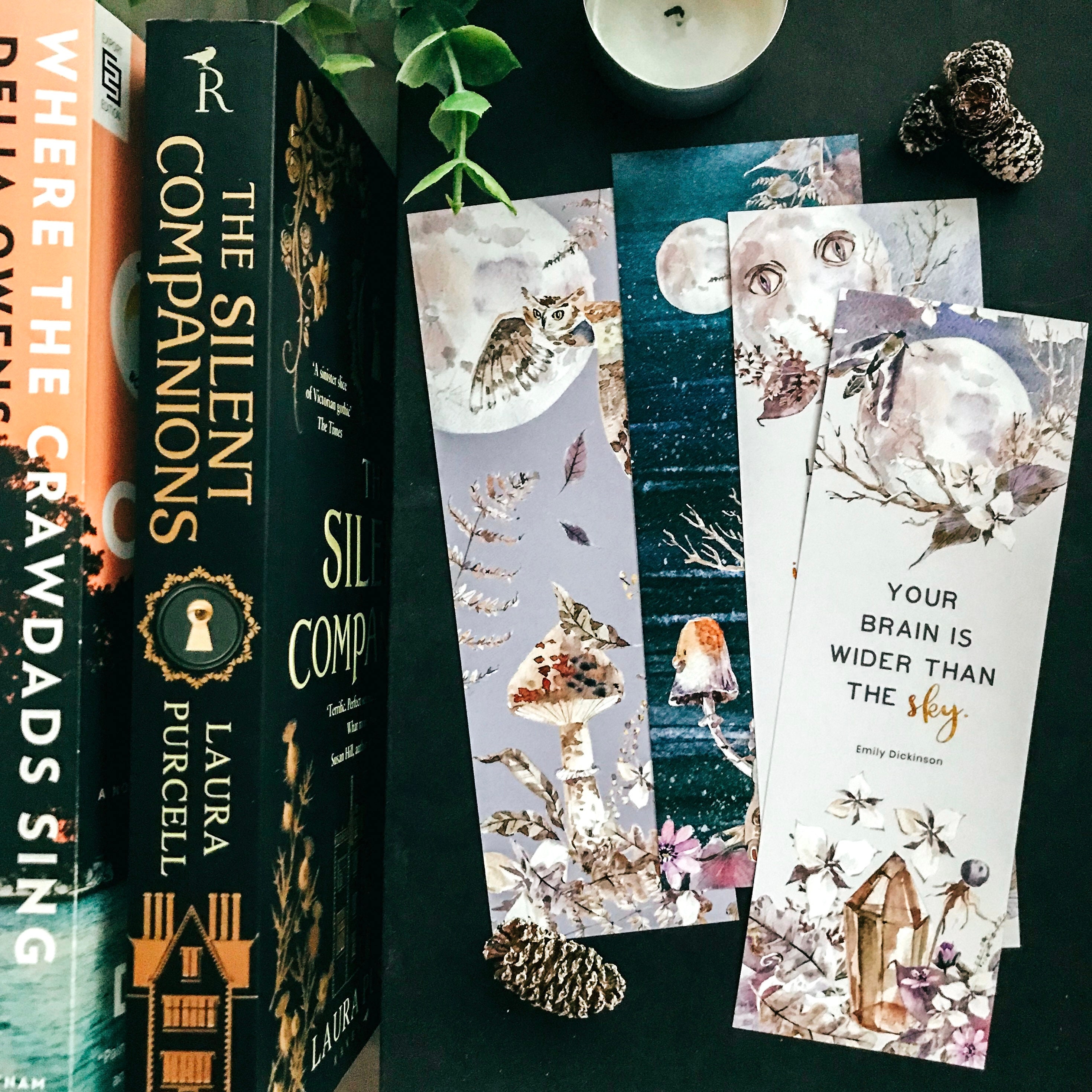 Woodland Bookmark Set Nature Printable Bookmarks With Quotes - Etsy
