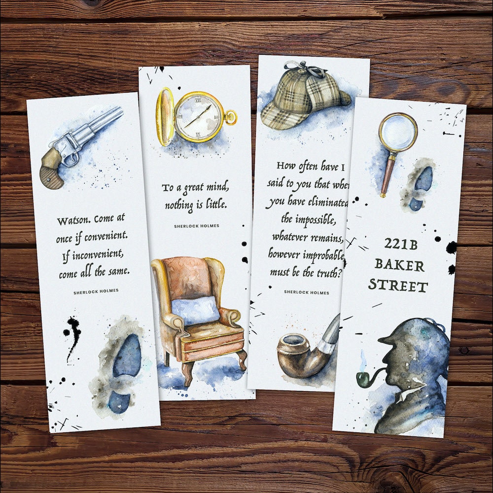 Printable Bookmarks With Classic Literature Quotes, Literary Bundle of ...