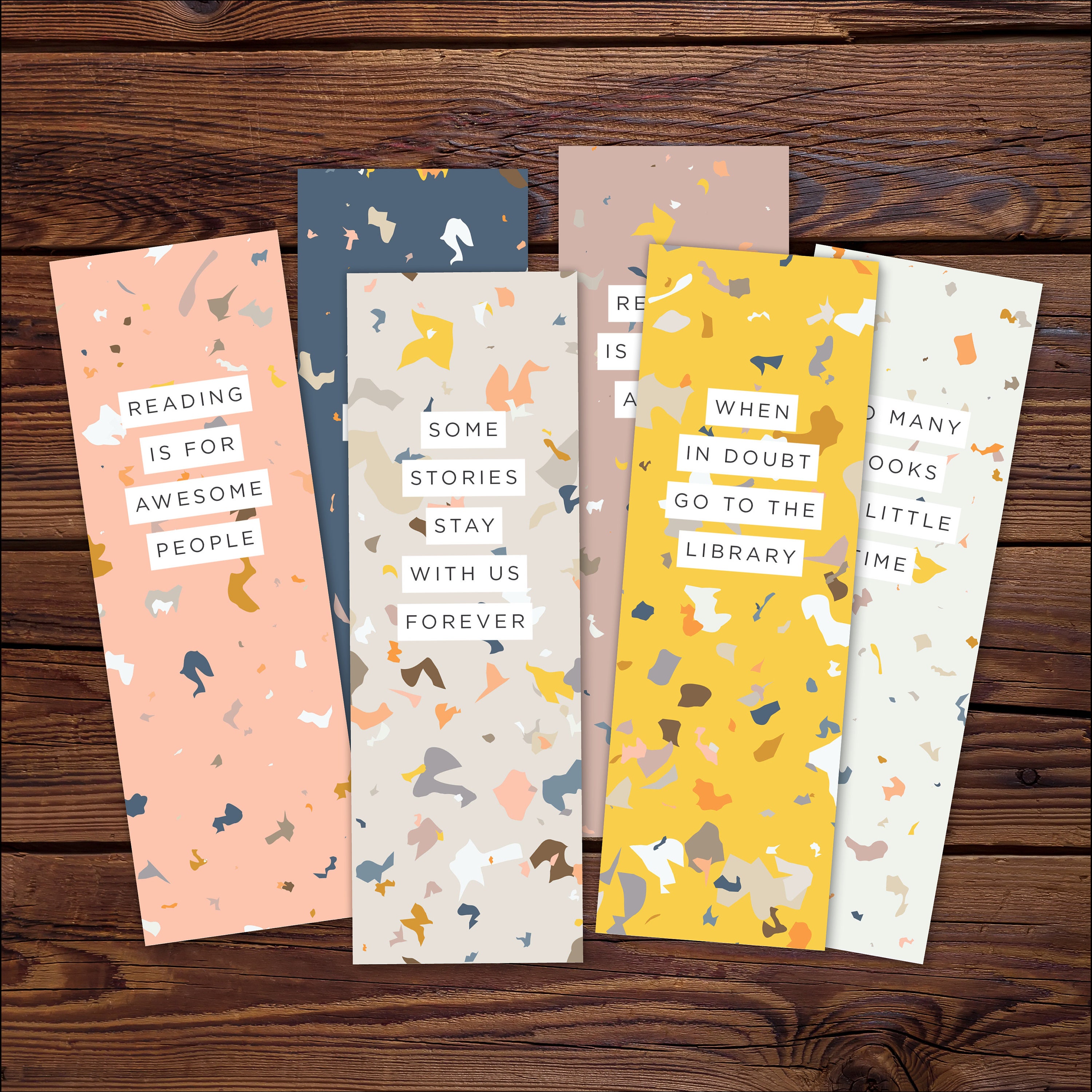 Printable Bookmarks With Bookish Quotes Book Lover Bundle of - Etsy