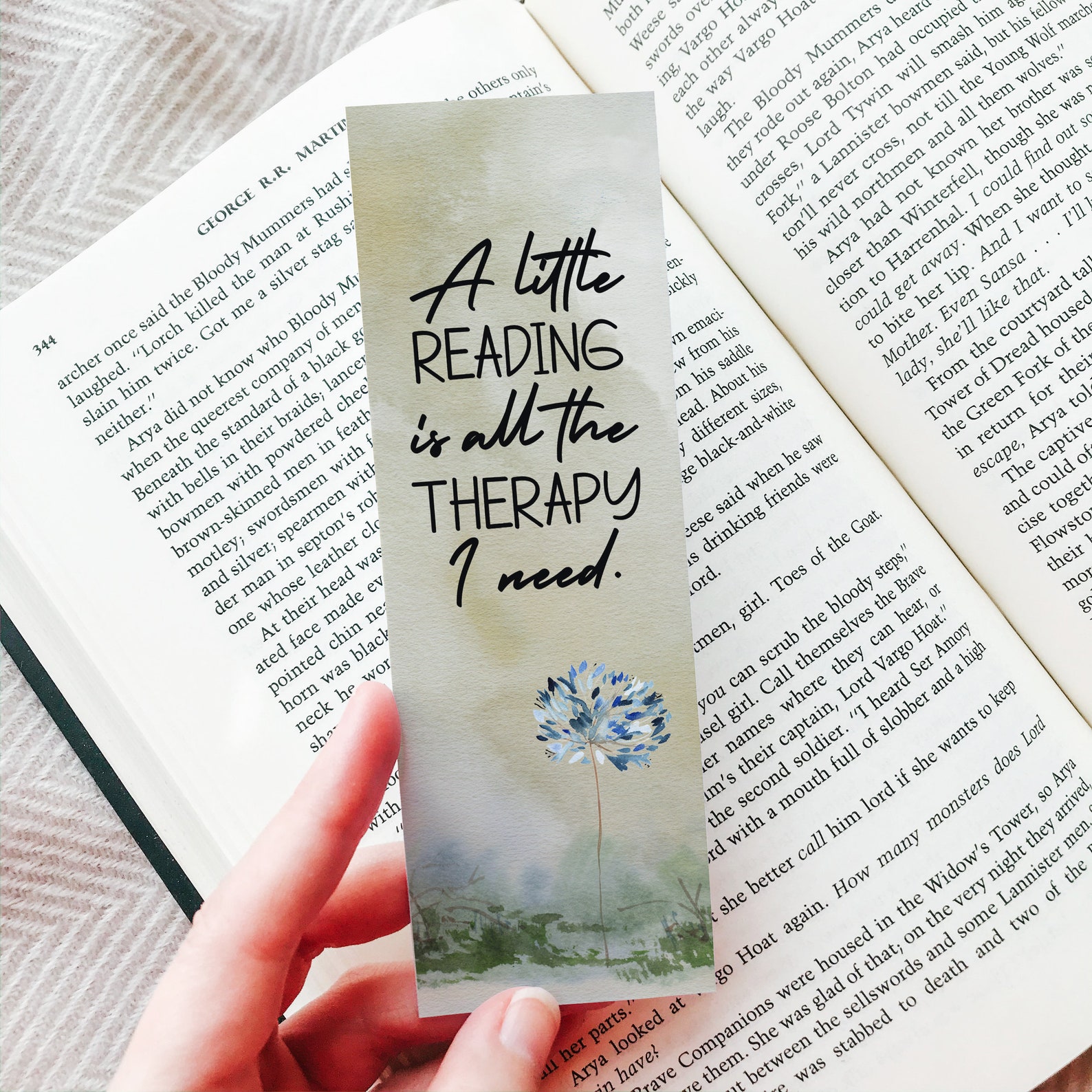 Printable Bookmarks Set With Bookish Quotes Bookmark Digital PDF ...