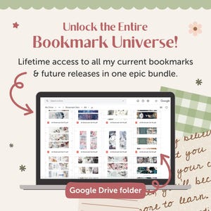 Printable Bookmark Bundle With Over 600 Bookmarks With Quotes ...