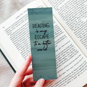 Printable Bookmarks Set With Bookish Quotes Bookmark Digital PDF ...