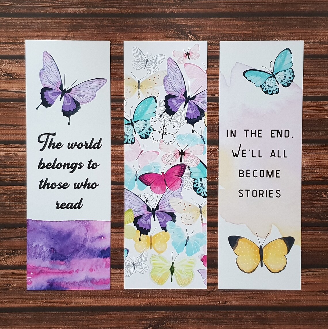 Butterflies Printable Bookmark Planner Bookmark Digital | Etsy