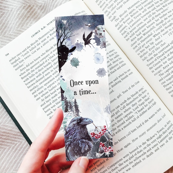 Once Upon a Time Bookmark Printable Fairytale Gifts Literary | Etsy